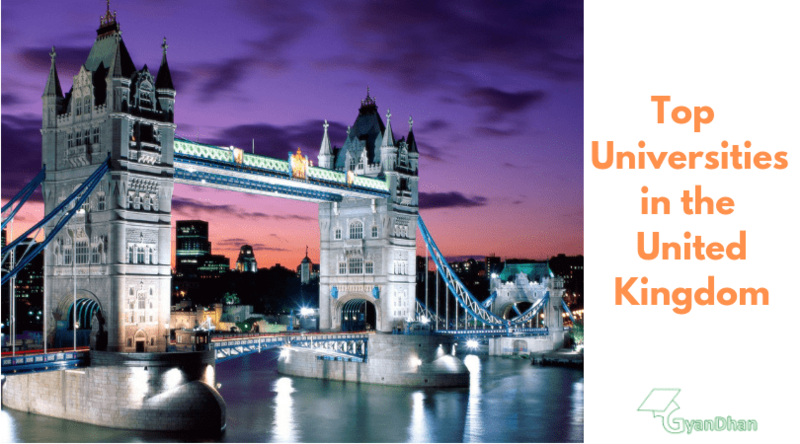 Top Ranked Universities in the United Kingdom | GyanDhan